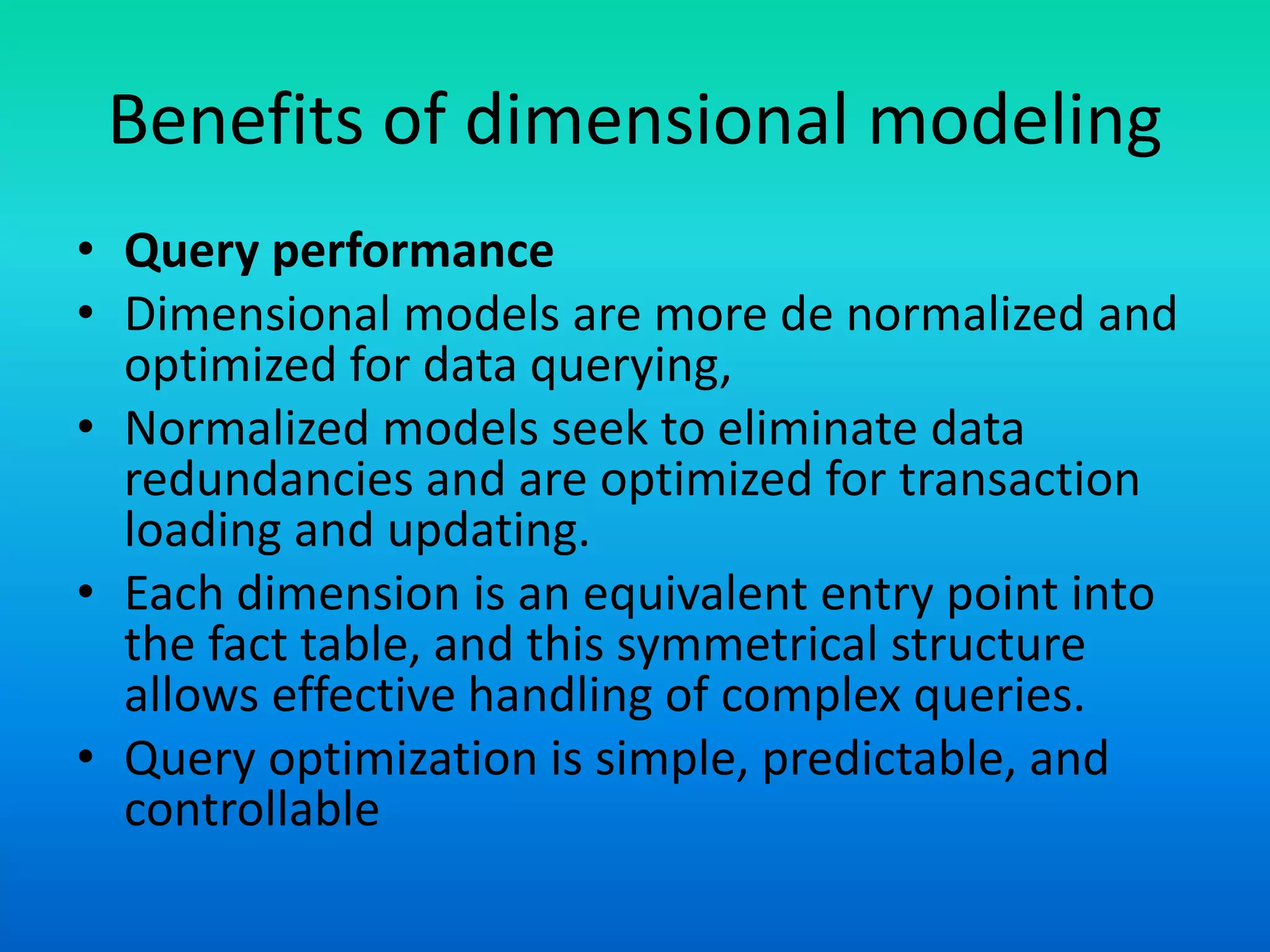 Data warehouse 17 dimensional data model | PPT