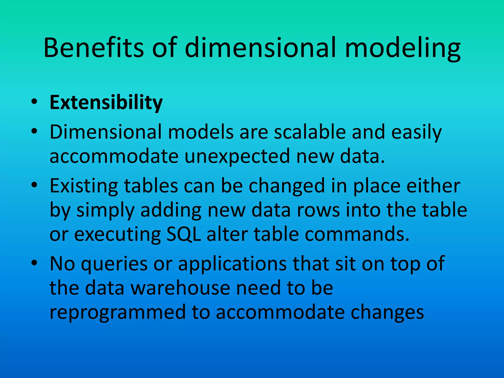 Data warehouse 17 dimensional data model | PPT