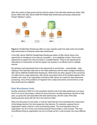 Data warehouse 2.0 and sql server architecture and vision | DOCX