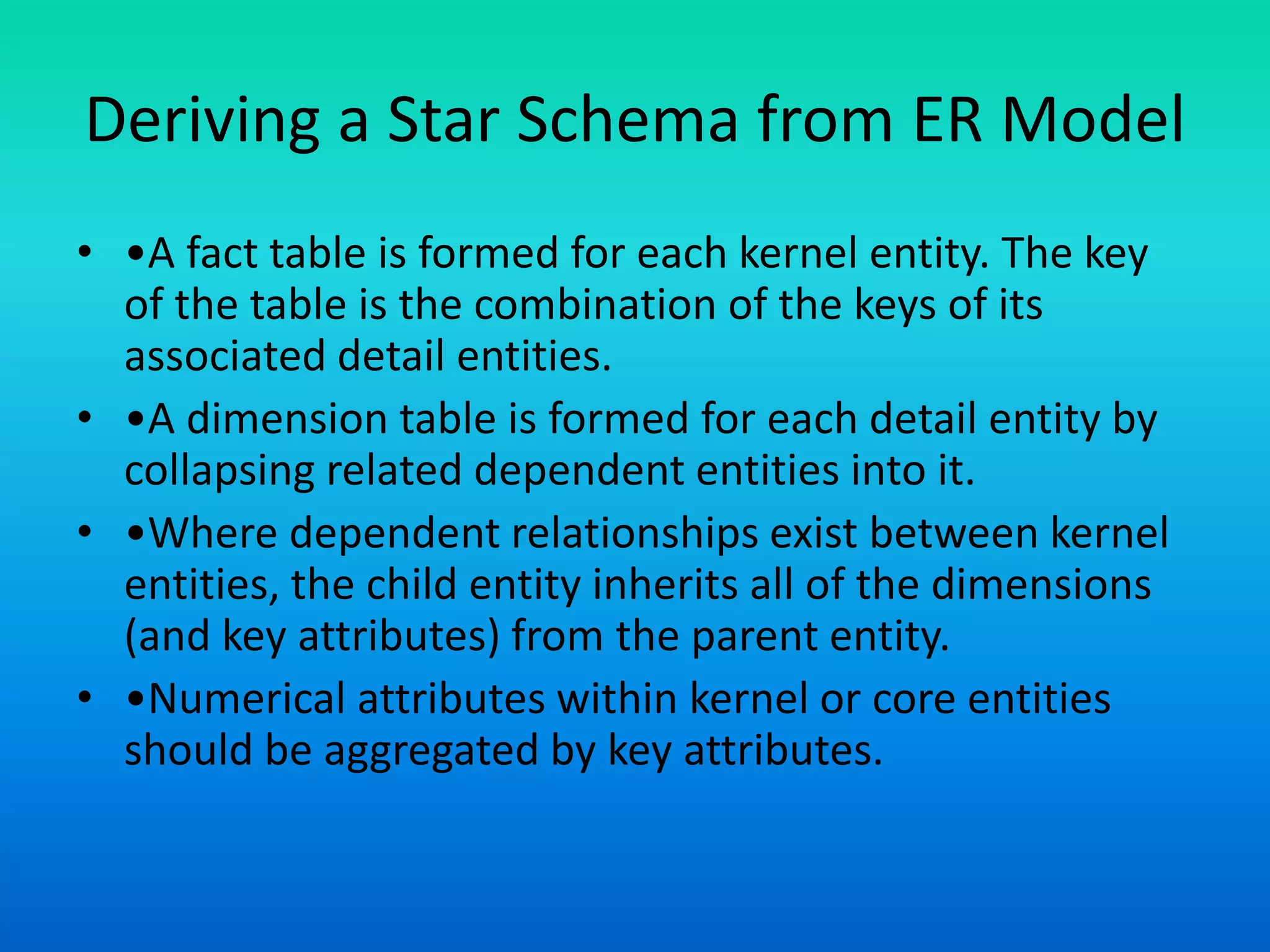 Data warehouse 20 star schema | PPTX