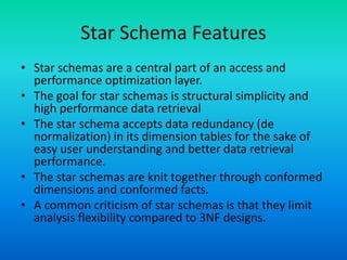 Data warehouse 20 star schema | PPTX