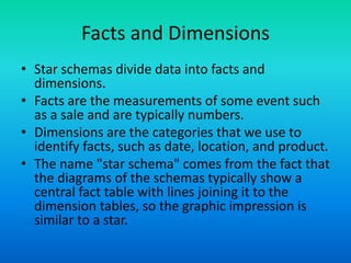 Data warehouse 20 star schema | PPTX