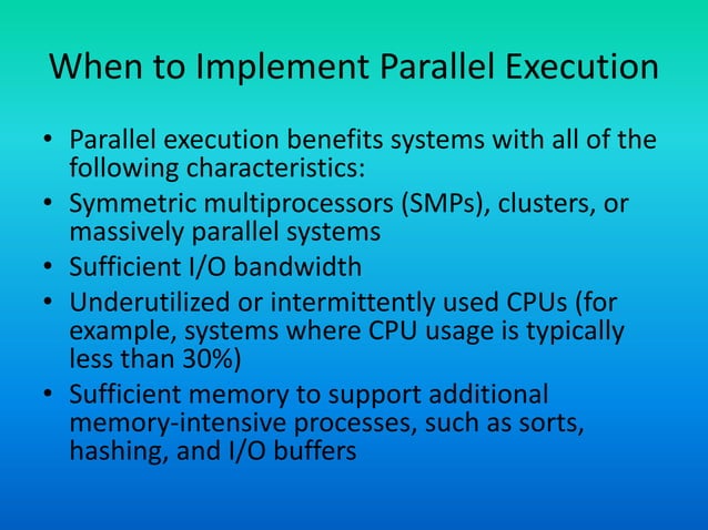 Data warehouse 26 exploiting parallel technologies | PPT