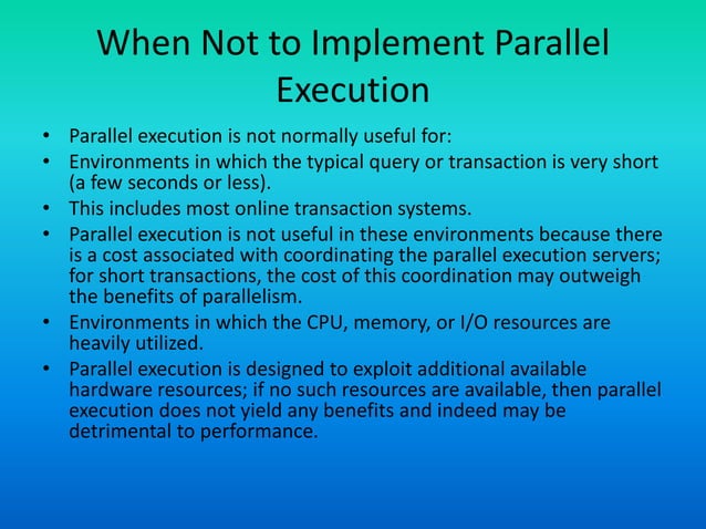 Data warehouse 26 exploiting parallel technologies | PPT