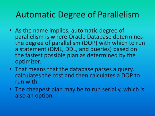 Data warehouse 26 exploiting parallel technologies | PPT