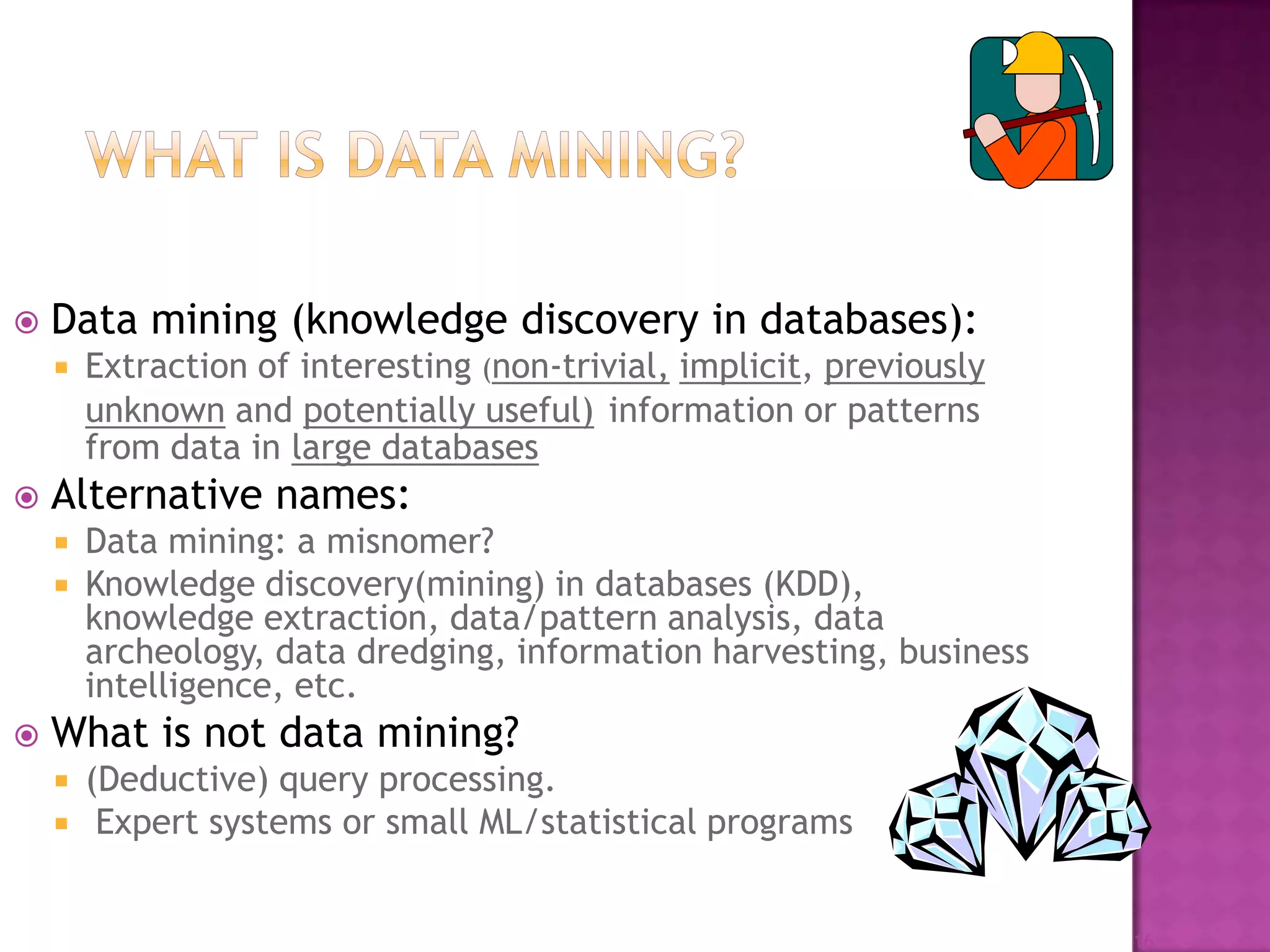 Data warehouse and data mining | PPTX