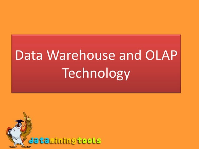 Data warehouse and olap technology | PPT