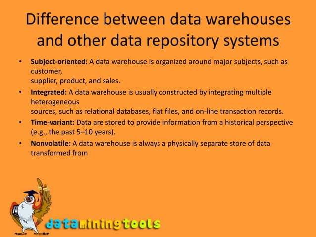 Data warehouse and olap technology | PPTX