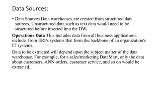 DataWarehouse Architecture,daat mining,data mart,etl process.pptx