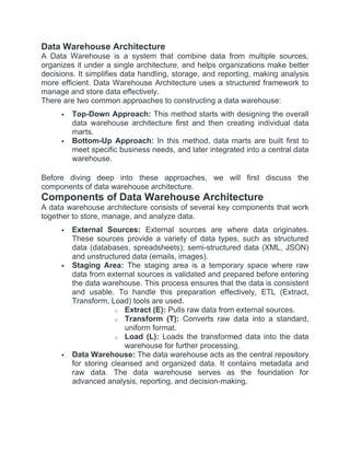 Concept of Data Warehouse Architecture.docx