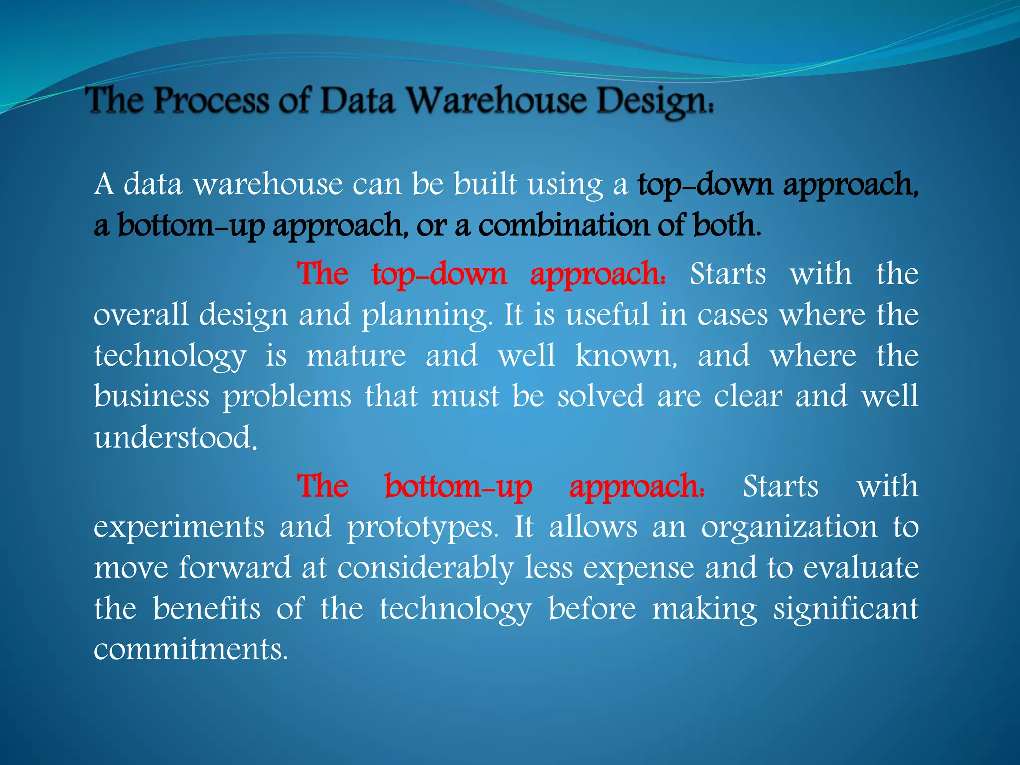 Data warehouse architecture | PPTX