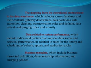 Data warehouse architecture | PPTX