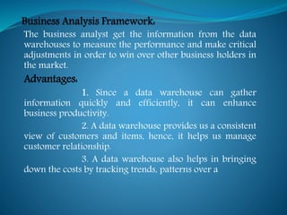 Data warehouse architecture | PPTX