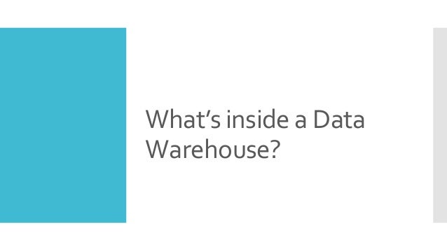 Introduction Data Warehouse