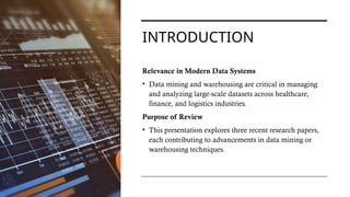 Data Warehouse & Data Mining group presentation | PPTX