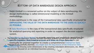 Data Warehouse Design on Cloud ,A Big Data approach Part_One | PPTX