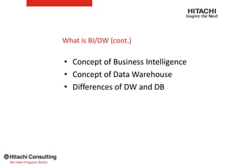 Data warehouse foundation training v1.1 | PPT