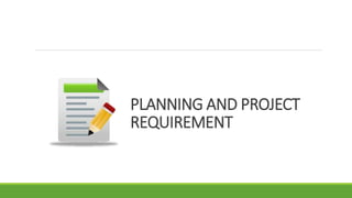 Data warehouse fundamental (Planning & Requirement) | PPTX