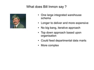 Data warehouse inmon versus kimball 2 | PPT