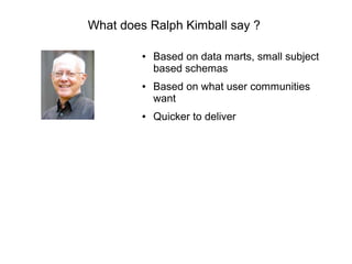 Data warehouse inmon versus kimball 2 | PPT