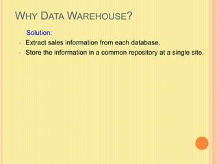 Dataware house introduction by InformaticaTrainingClasses | PPT