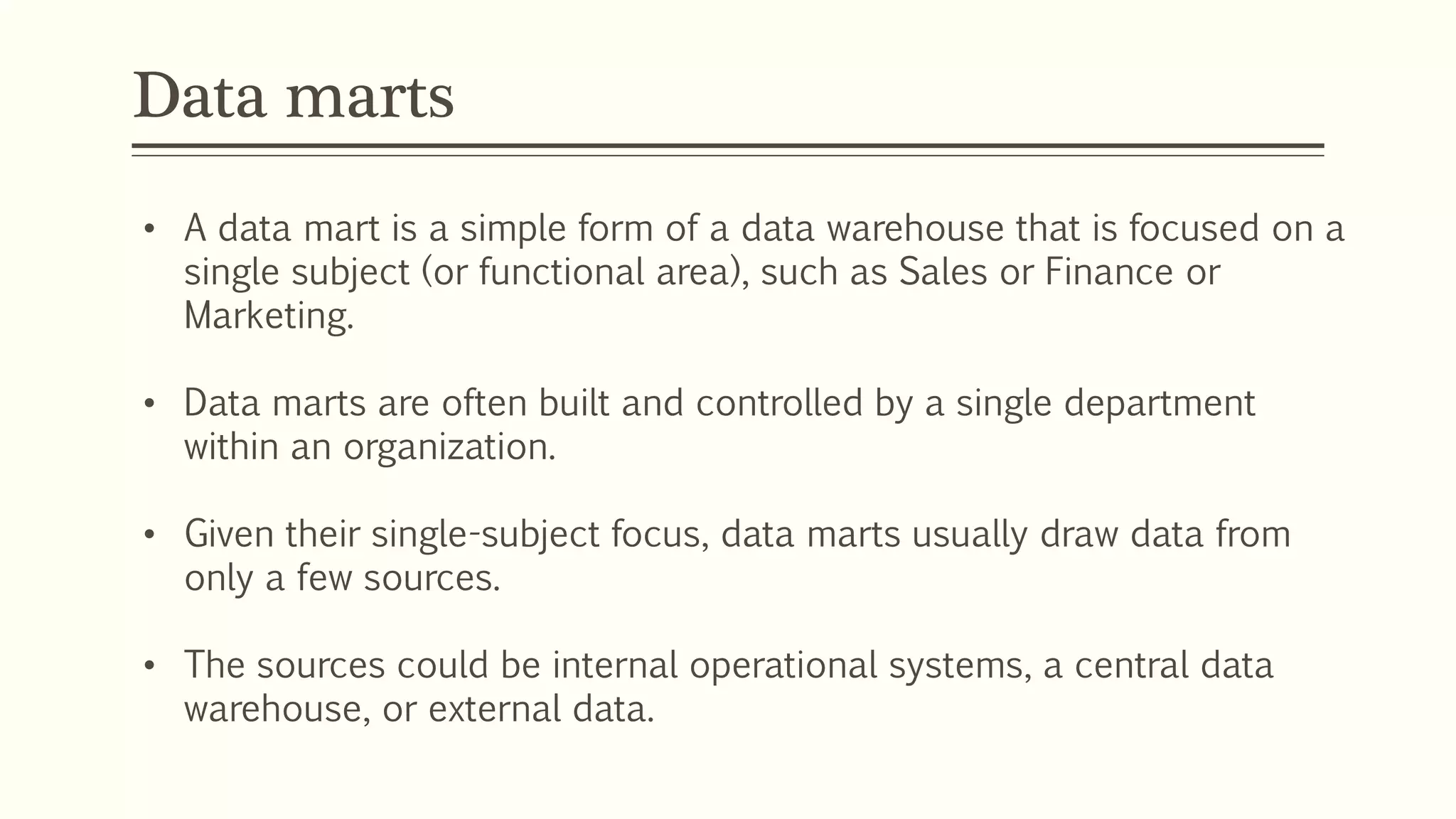 Data warehouse logical design | PPTX