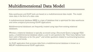 Data warehouse logical design | PPTX