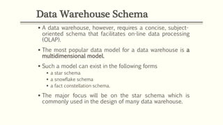 Data warehouse logical design | PPTX