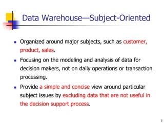 Dataware house multidimensionalmodelling | PPT