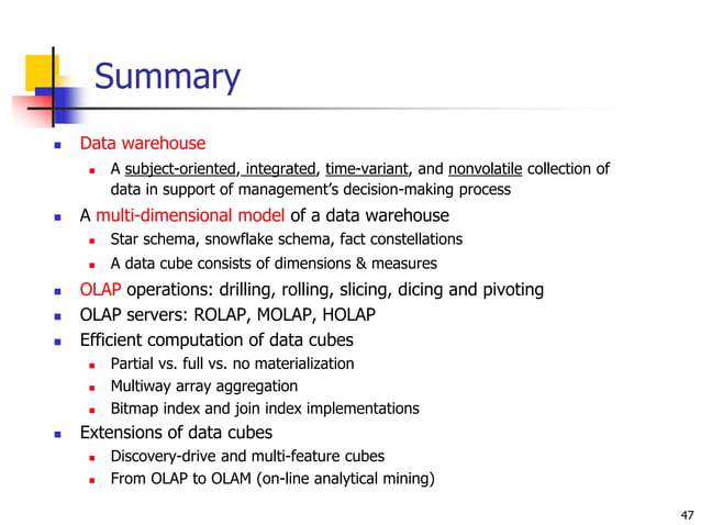 Dataware house multidimensionalmodelling | PPT