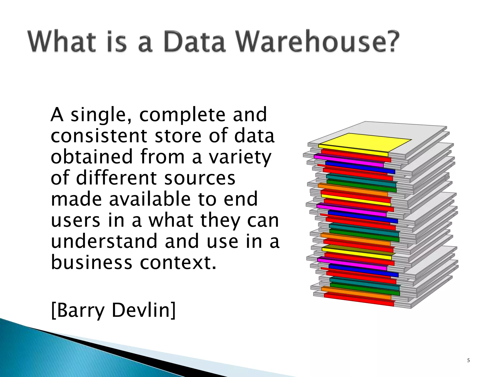 Data warehouse,data mining & Big Data | PPTX
