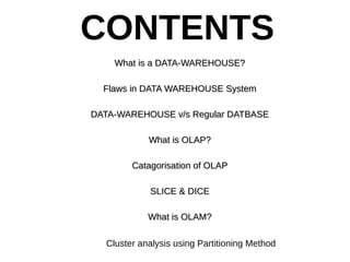 Datawarehouse olap olam | ODP