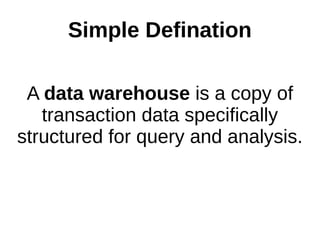 Datawarehouse olap olam | ODP