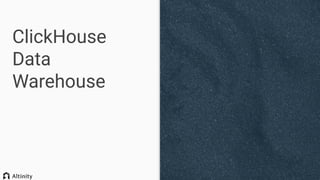 Data warehouse on Kubernetes - gentle intro to Clickhouse Operator, by ...
