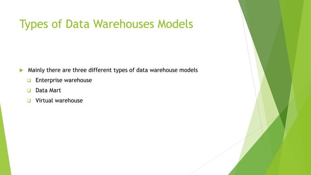 Introduction to Data Warehouse Modelling | PPTX