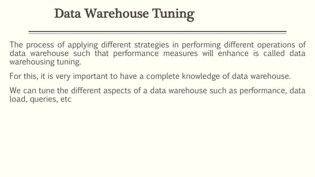 Data warehouse testing | PPTX
