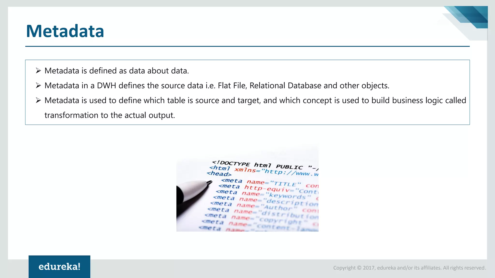 Data Warehouse Tutorial For Beginners | Data Warehouse Concepts | Data ...