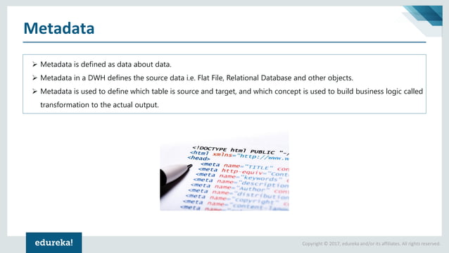 Data Warehouse Tutorial For Beginners | Data Warehouse Concepts | Data ...