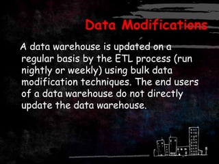 Data warehousing | PPTX