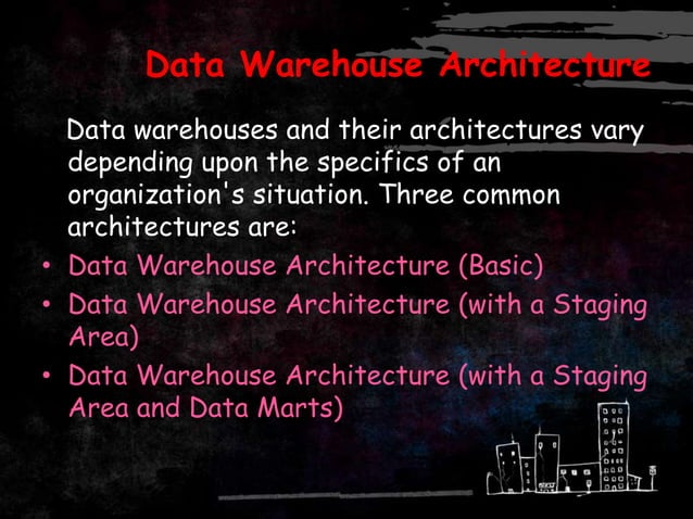 Data warehousing | PPTX