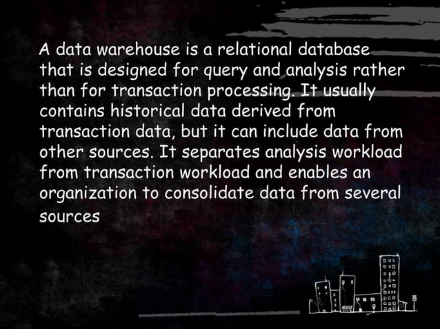 Data warehousing | PPTX