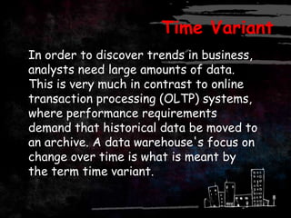 Data warehousing | PPTX