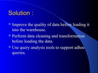 Data warehousing | ODP | Databases | Computer Software and Applications