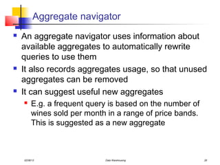 Data warehousing | PPT