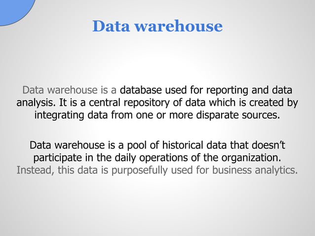Data warehousing | PDF