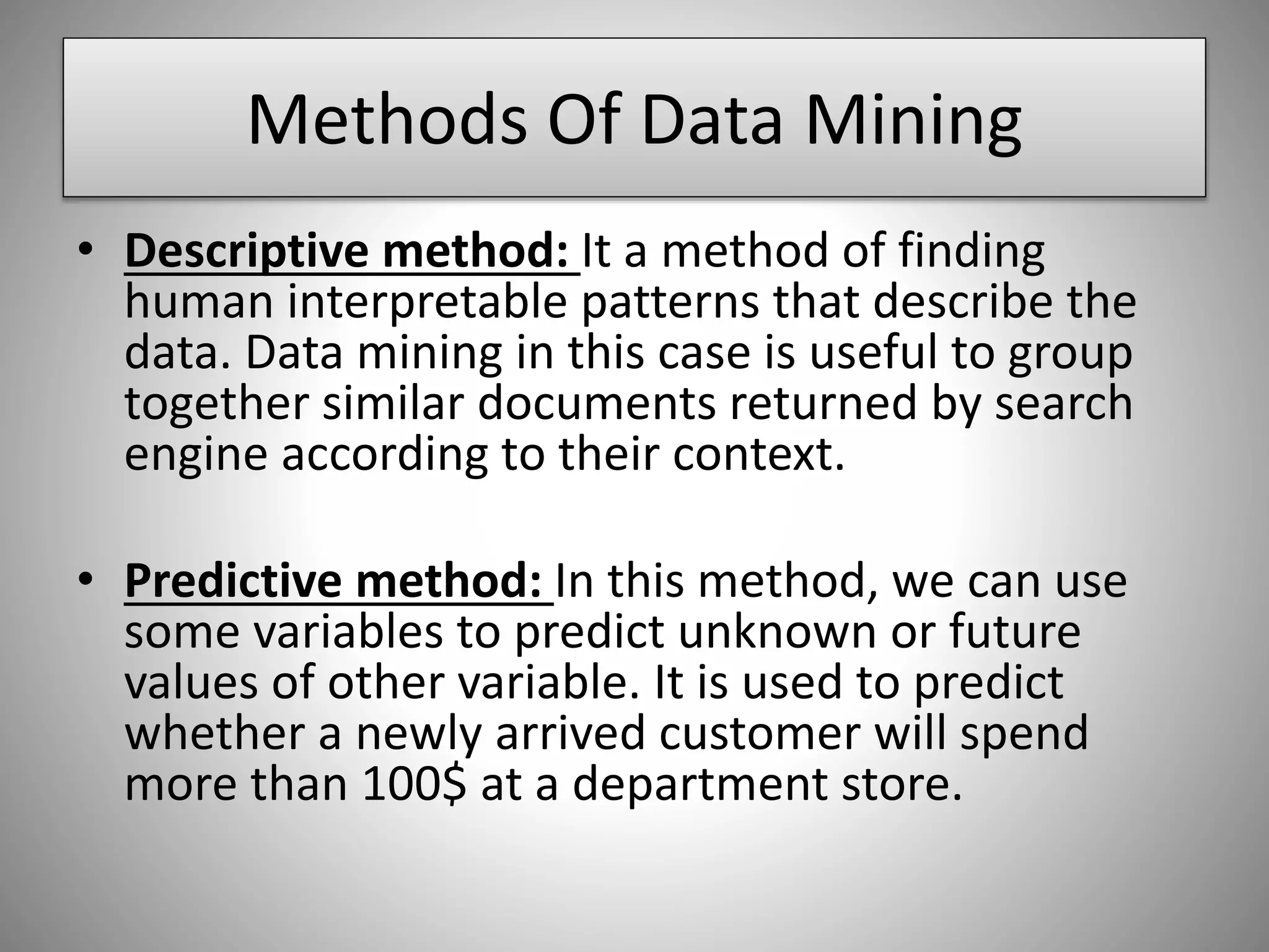 Data warehousing | PPTX