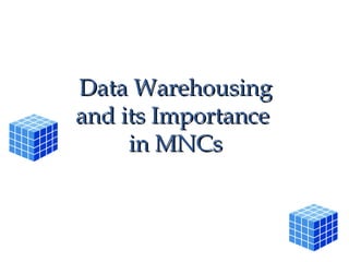 Data warehousing | PPT | Databases | Computer Software and Applications
