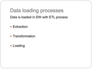 Data warehousing | PPT