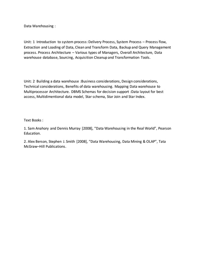 datawarehousing.docx | Free Download