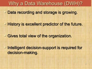 Introduction to Data Warehouse | PPT